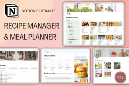 Notion Recipe Manager & Meal Planner V2.0 · Shorouk's Blog